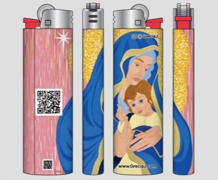 Lighter | The Virgin Mary & Baby Jesus – GRECIA
